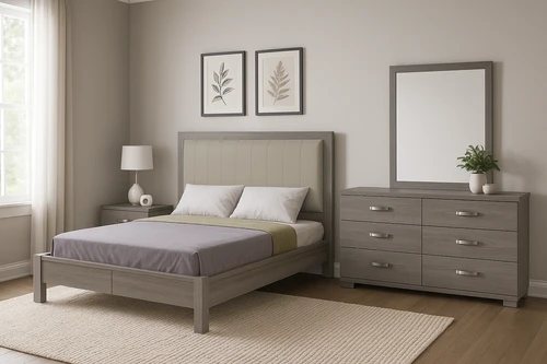 Daytona Modern Grey Bedroom Set 🛏️ | Home + Patio Gallery