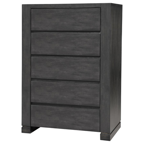 Lorenzo 5-Drawer Chest Dark Grey | Home + Patio Gallery