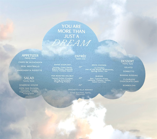Cloud Shaped Cards | Cloud Shaped Menus | Cloud Nine | Cloud 9 ...
