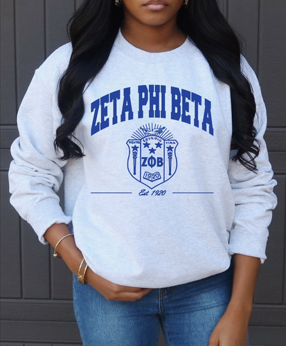Zeta Phi Beta Crest Sweatshirts and T-Shirts Sweatshirts and T-Shirts ...