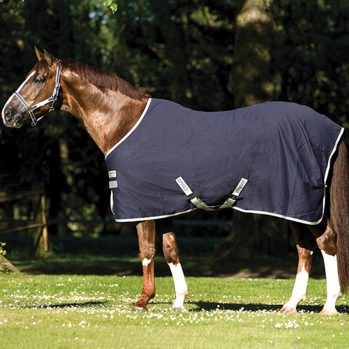 Amigo Stable Sheet - navy/silver | Sweden Horse Rugs