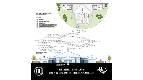 Parametric Building P3 - Site Development | David Copete