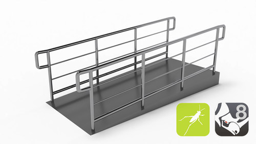 Parametric Ramp ADA with Railing | David Copete