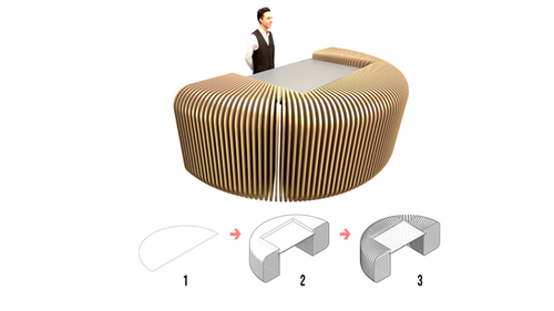 Parametric Desk Radial Array | David Copete