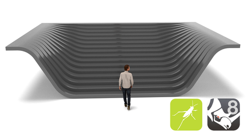 Parametric Stairs Sweep Design Script and Cluster | David Copete