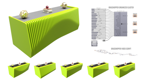 Parametric Desk Contour Array | David Copete