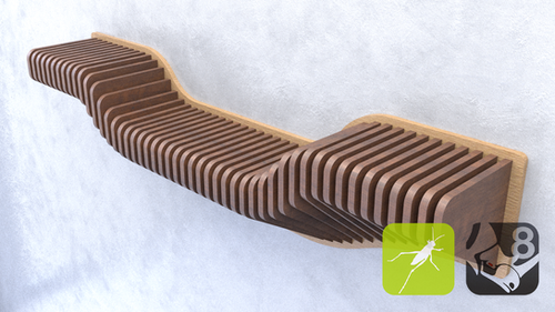 Parametric Shelving System Wave Form | David Copete