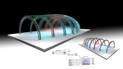 Truss System From Curve | David Copete