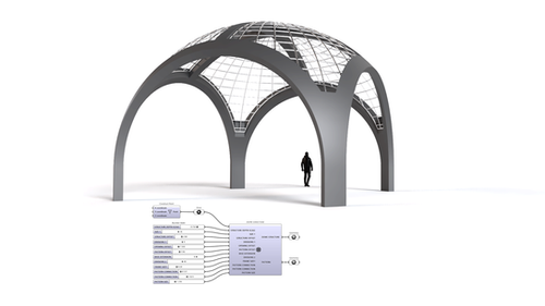 Dome Pavilion Structure | David Copete
