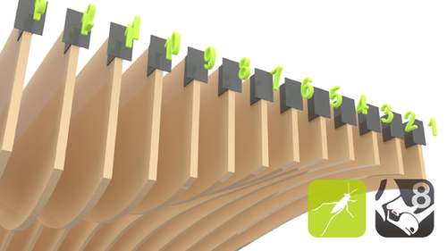 Parametric Decorative Ceiling Array Design Fabrication Script | David ...