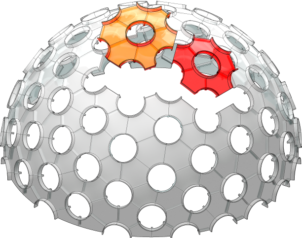 Parametric Geodesic Dome Perforated Panels Subdivision Rhino Grasshopper Script Algorithm Download 5943