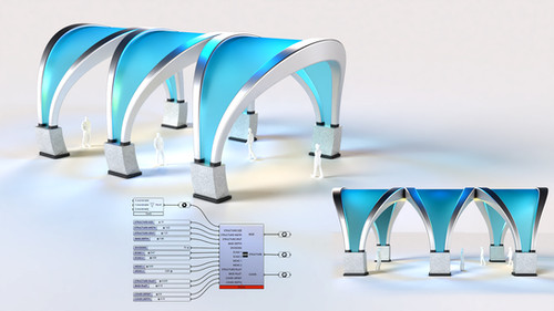 Arched Shade Structure | David Copete