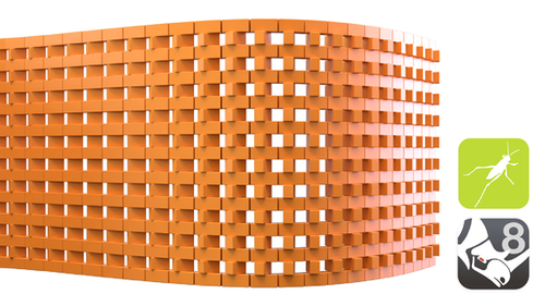 Parametric Brick Array From Base Curve - V2 | David Copete