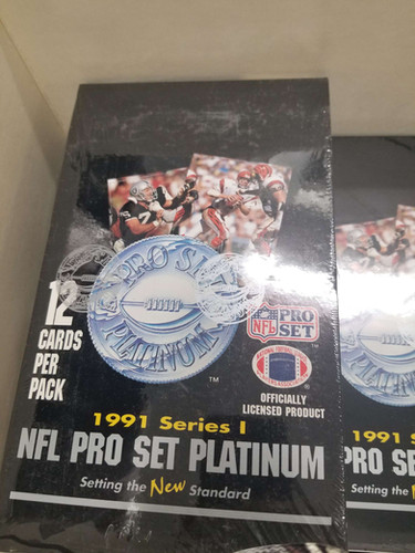 Vintage 1991 Series 1 NFL Proset Platimun Box | HatNsole