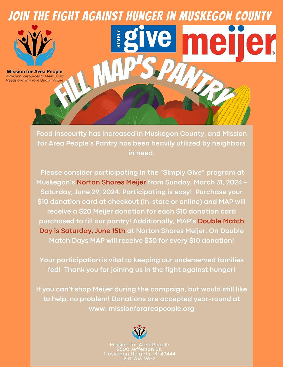 Combating Food Insecurity: How Mission for Area People and Meijer Are ...