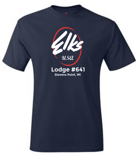 ELKS Large Front T-Shirt | 3K Custom Apparel
