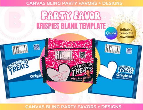 Rice Snack Blank Template | Canvas Bling