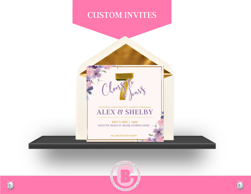 Custom Invitations | Canvas Bling
