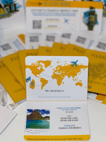 Passport Travel Kits | Canvas Bling