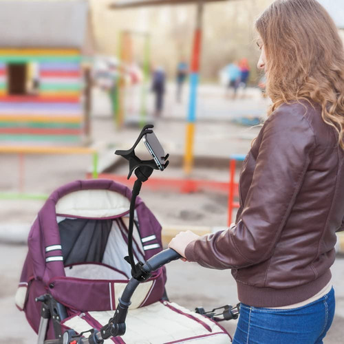 Audiology Smartphone Stroller Mount, Black | Navasco Investments