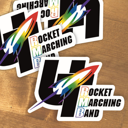 UT RMB Rainbow Sticker | The Marching Arts