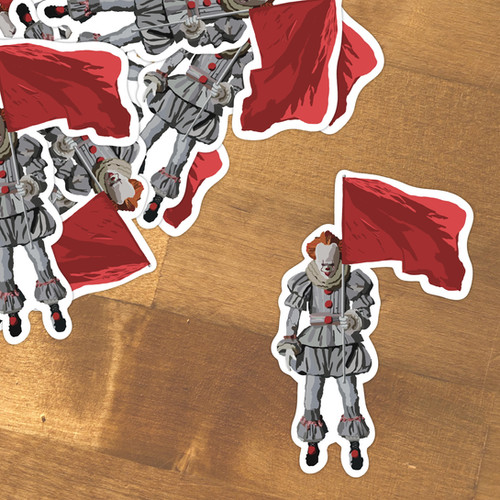 Clown Flag Sticker | The Marching Arts