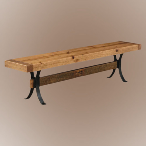 Timber Frame Bench (Reclaimed Oak) | The Original Amish F