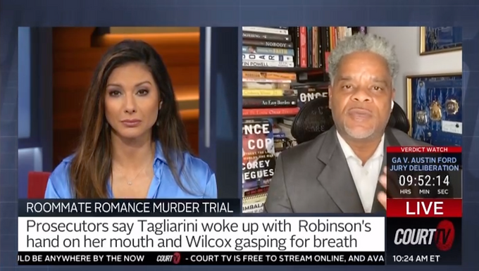 Corey Pegues on Court TV