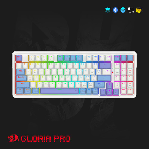 Redragon Gloria Pro K664WBP RGB Wireless Mechanical Keyboard | PHPC