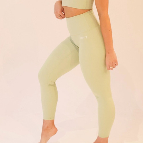 SEAMLESS GREEN LEGGINGS | KAFIT