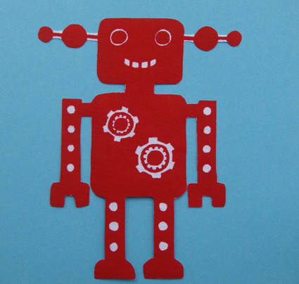 DraufGänger Roboter rot | SiebSachen