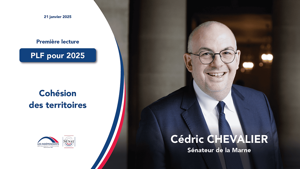 Cédric Chevalier - PLF pour 2025 : Cohésion des territoires