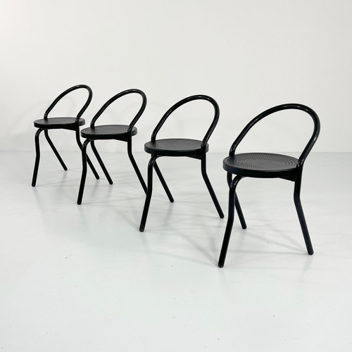 Set of 4 Postmodern Chairs, 1980s | Kooloomodern