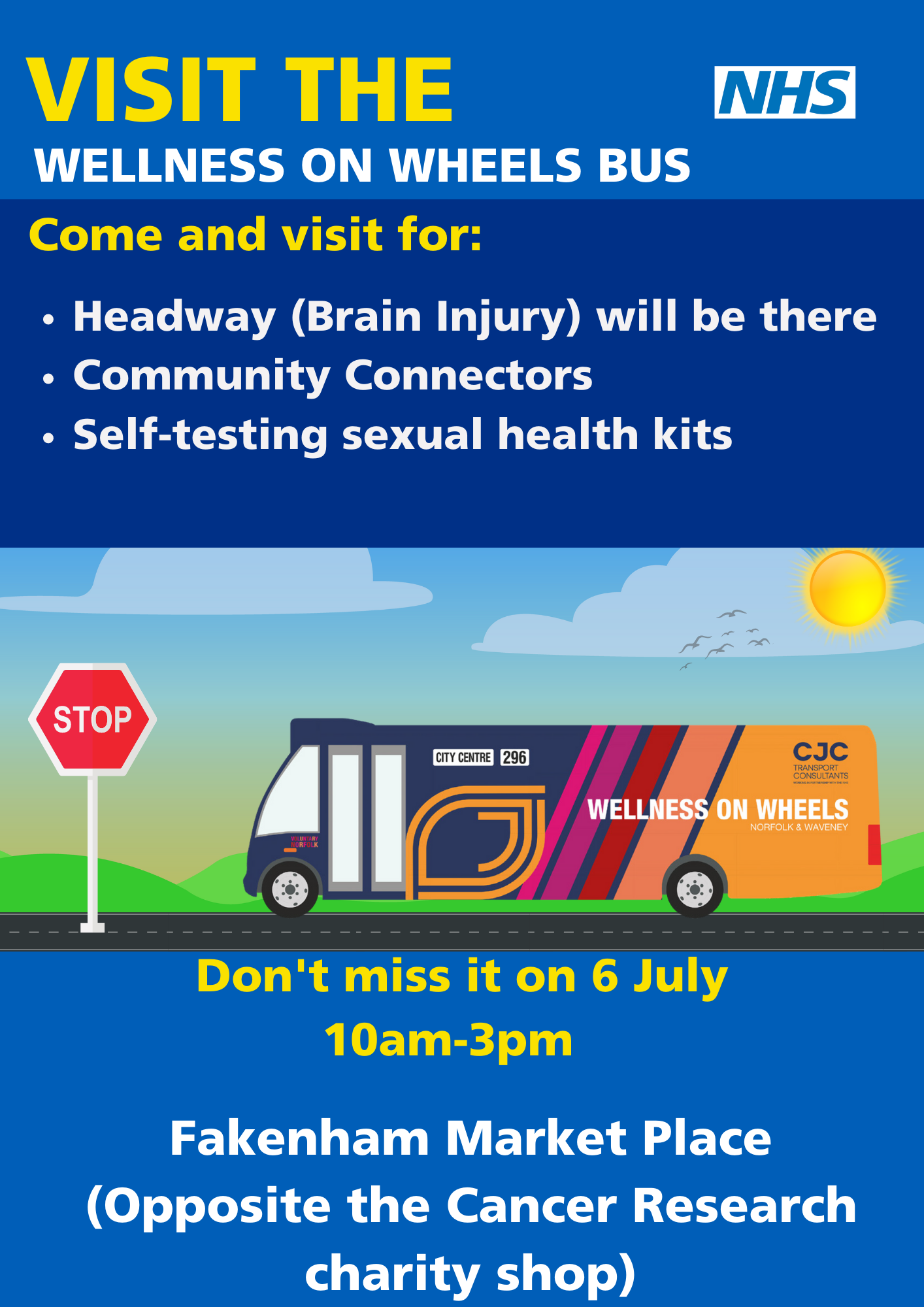Wellness on Wheels bus 6th July 2023
