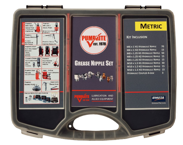PUMPRITE/UMETA METRIC GREASE NIPPLE KIT
