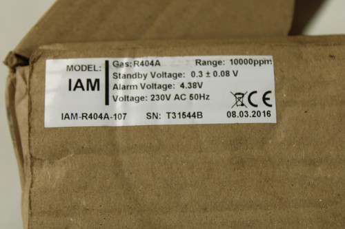 IAM-R404A-107 MURCO GAS DETECTION SOLUTIONS MODEL IAM GAS DETECTOR ...
