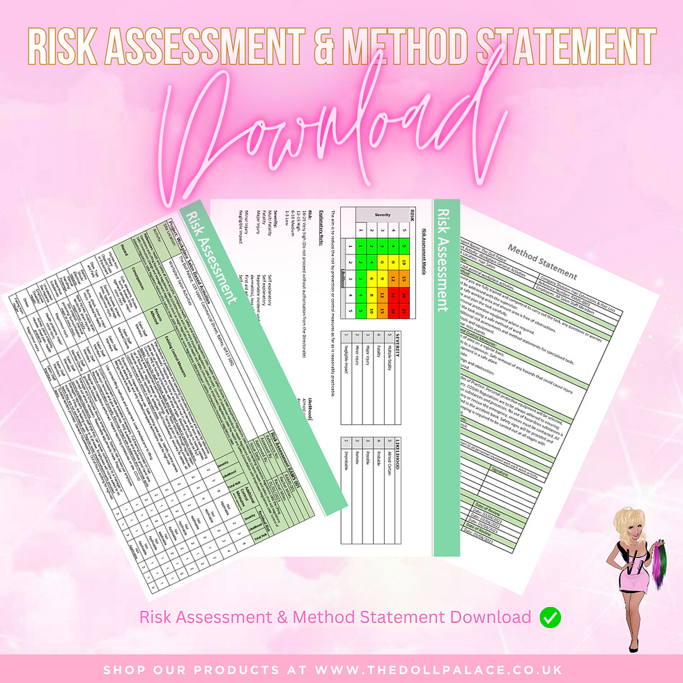 Risk Assessment & Method Statement Download | The Doll Palace