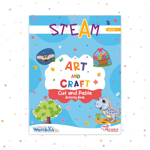 Pegasus Steam Cut and Paste Art Craft Activity Books