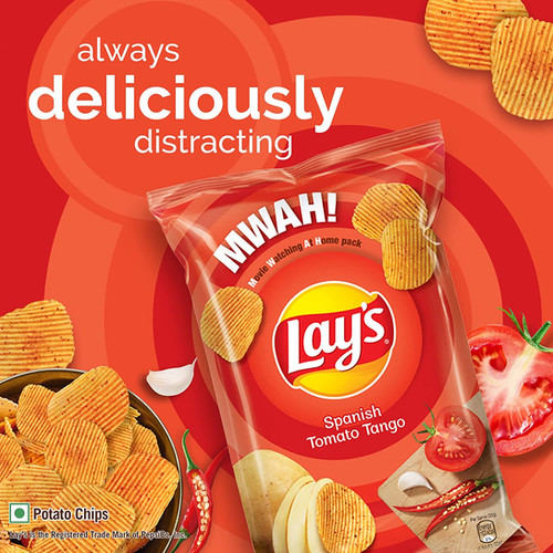 Lays Tomato Tango (Pack of 10) | Agamya Store