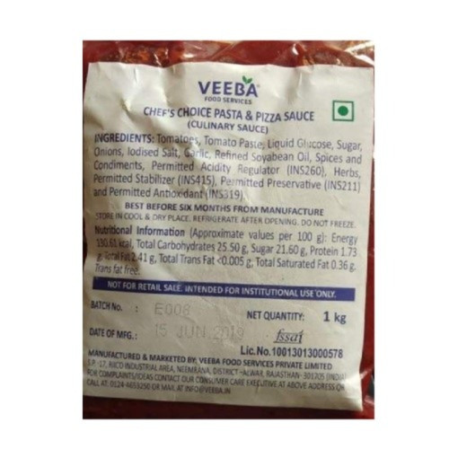 Veeba Pasta and Pizza Sauce 1kg