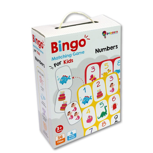 Numbers Bingo Matching Games for Kids
