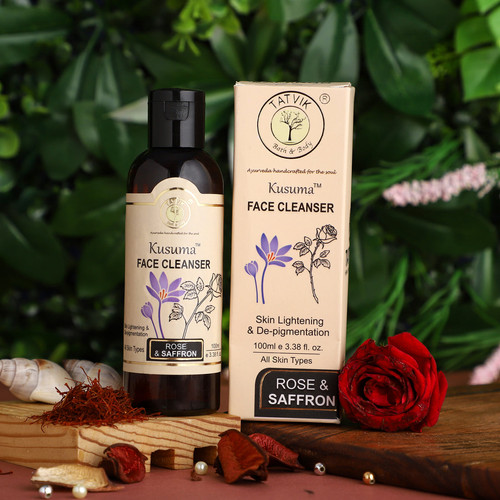 Kusuma Rose & Saffron Face Cleanser By Tatvik