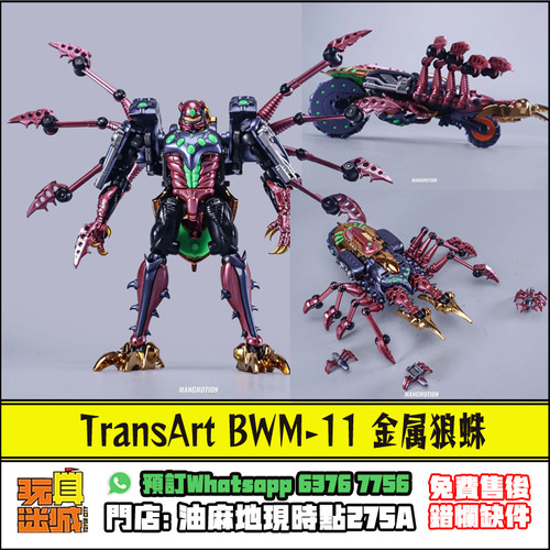 TransArt BWM-11 金属狼蛛 | Toyercity (TC)