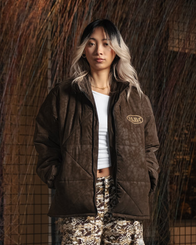 HUBA Vista Puffer Jacket - Brown | HUBA