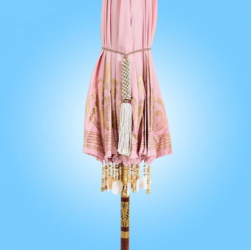 SHELL TASSEL all natural cream | baliparasol.com