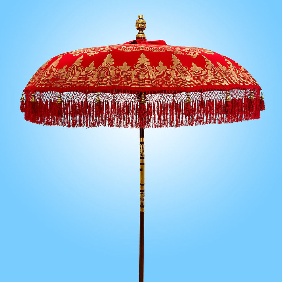 Classic Red luxury Bali Parasol | Baliparasol.com