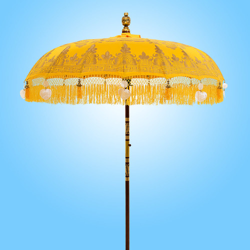 Yellow gold Luxury Bali Parasol | Baliparasol.com | Haarlem