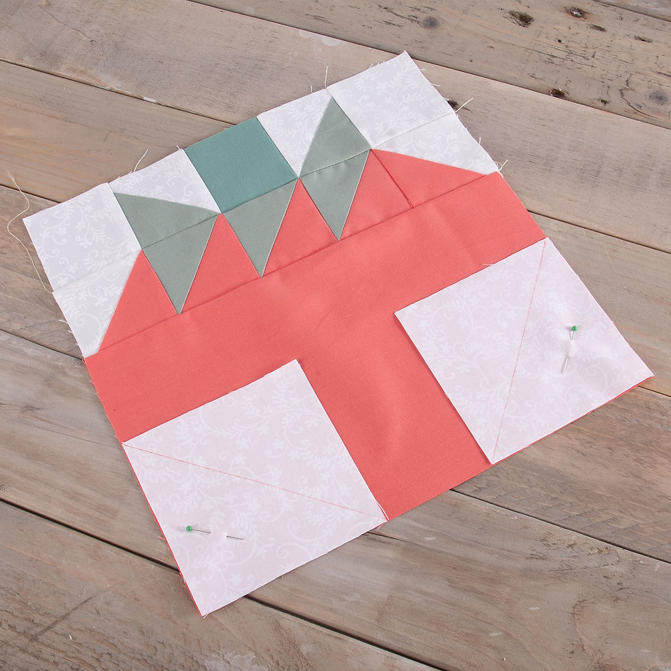 Sew a strawberry Quilt Block - Sewing Tutorial