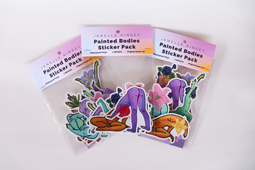 Painted Bodies Sticker Pack | Janelle Kinsey