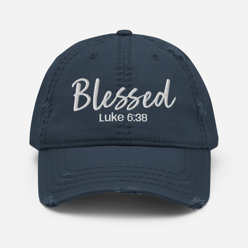 "Blessed" Embroidered Baseball Cap | Christian Hat | Scripture Hat ...
